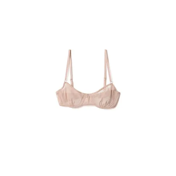 Miu Miu Tulle Bra - Nude Beige