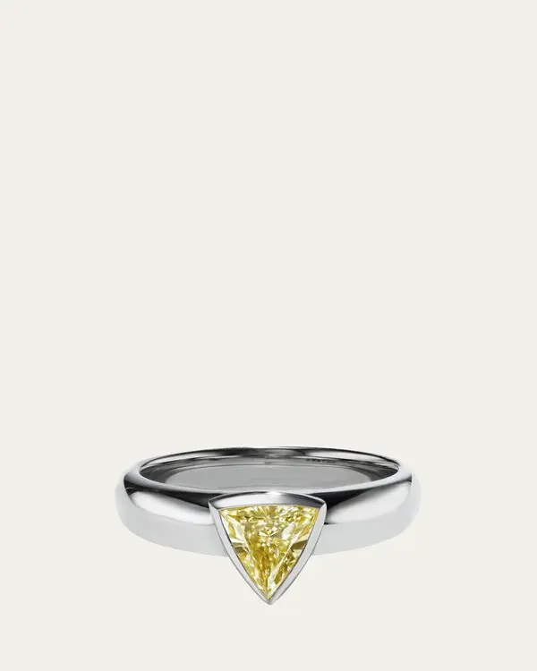 AARYAH 18k Diamond Ellie Ring - White Gold