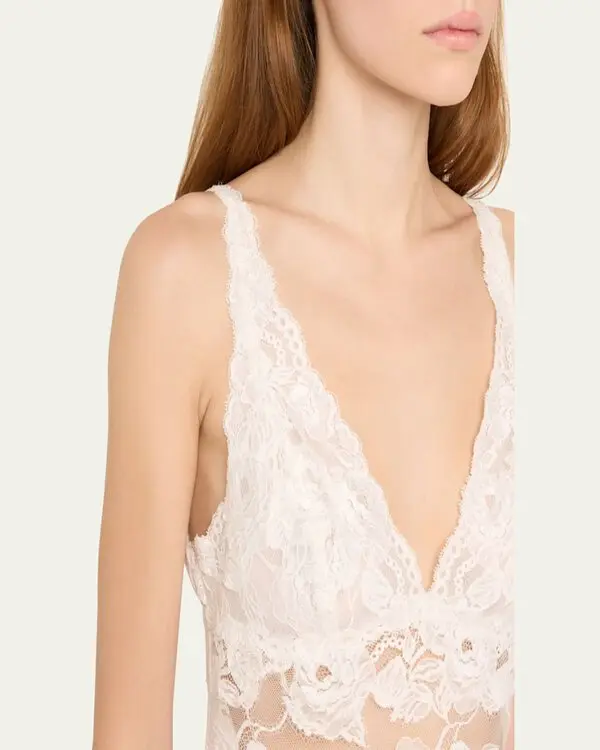 Natori Imagine Deep V-neck Lace Chemise