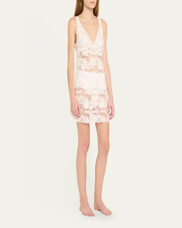 Natori Imagine Deep V-neck Lace Chemise