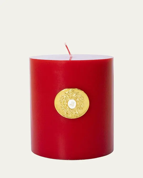 TIZIANA TERENZI 31.74 Oz. Wirtanen Red Cylindrical Candle - One-color
