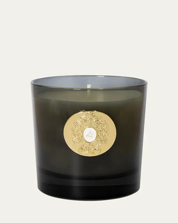 TIZIANA TERENZI 8.81 Oz. Halley Black Glass Candle - One-color