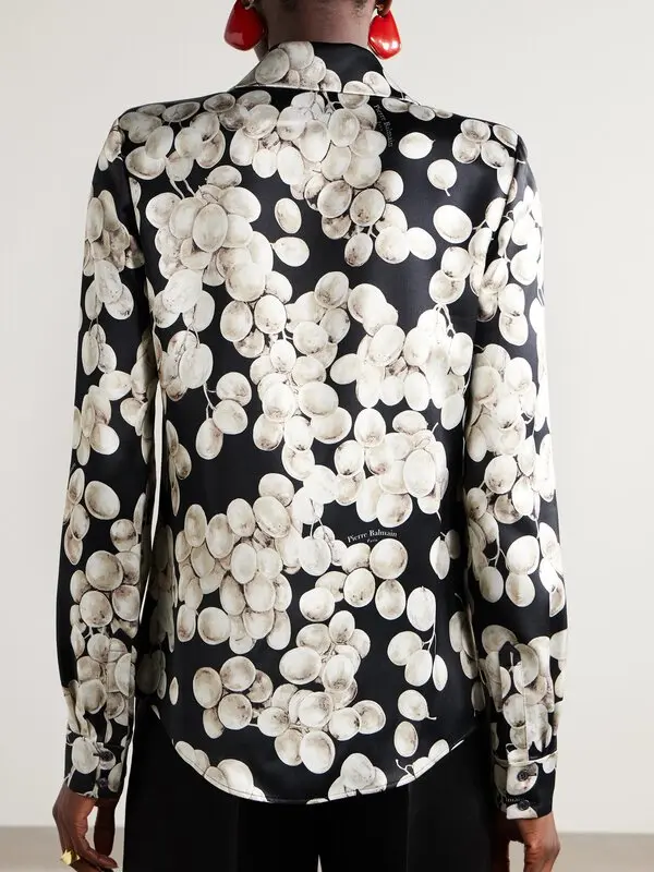 Balmain Printed Satin Shirt