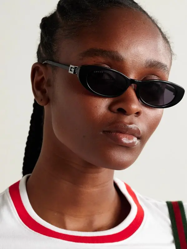 Gucci - Cat-Eye Acetate Sunglasses