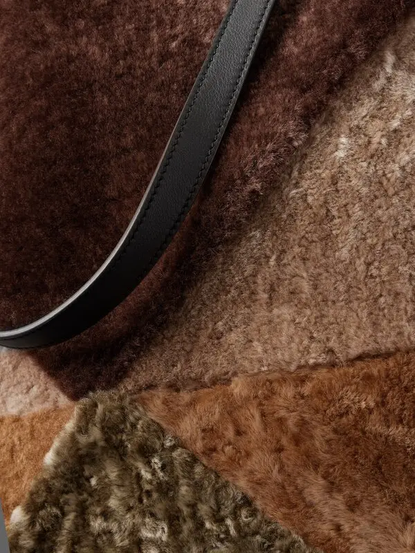 Loewe Puzzle Fold Convertible Shearling Tote