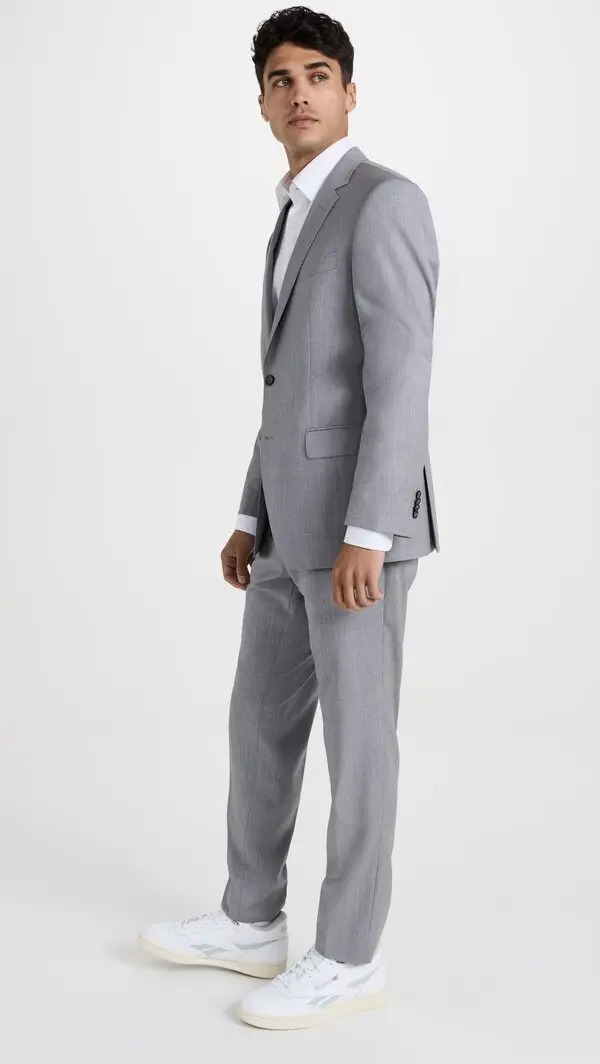BOSS Slim Fit Suit - Grey