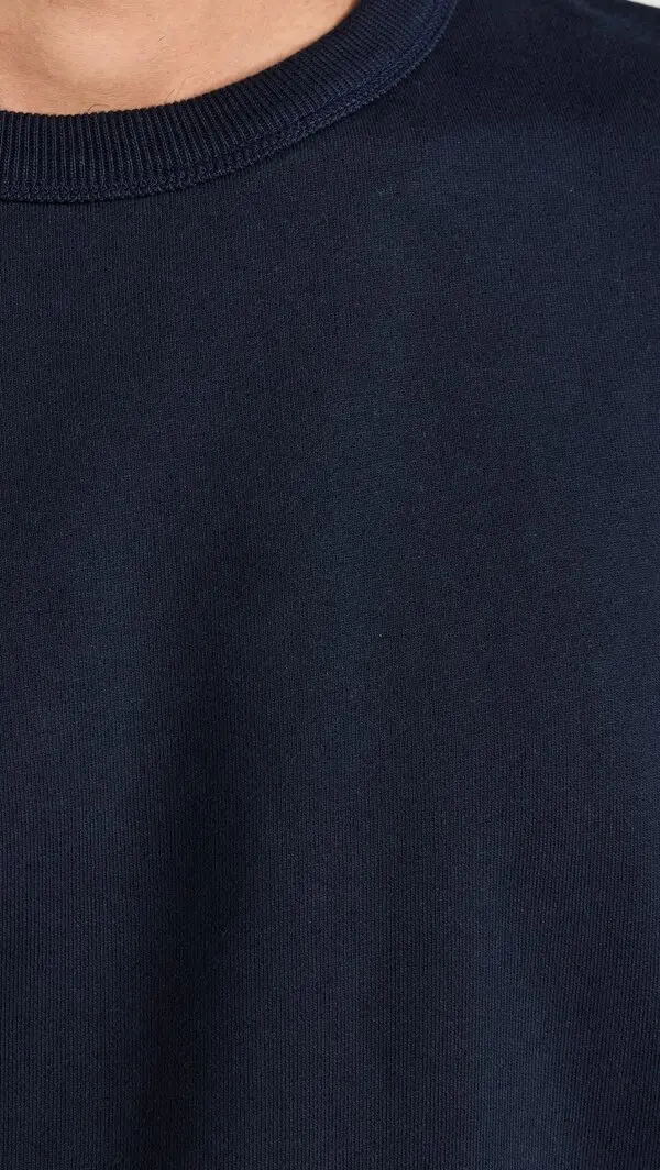 Reigning Champ Midweight Terry Crewneck - Navy