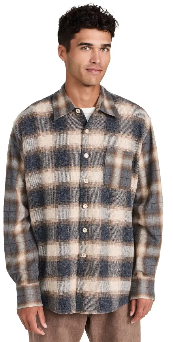 Our Legacy Above Shirt In Doyle Check Lagger Flannel - 50% Off 