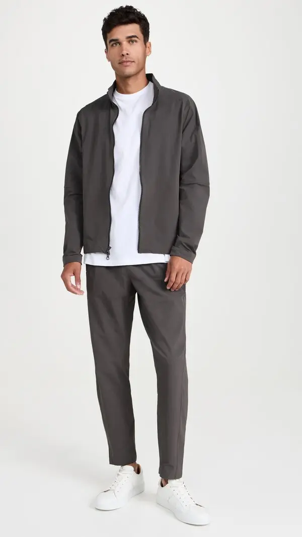 Reigning Champ Nylon Oxford Team Jacket - Carbon