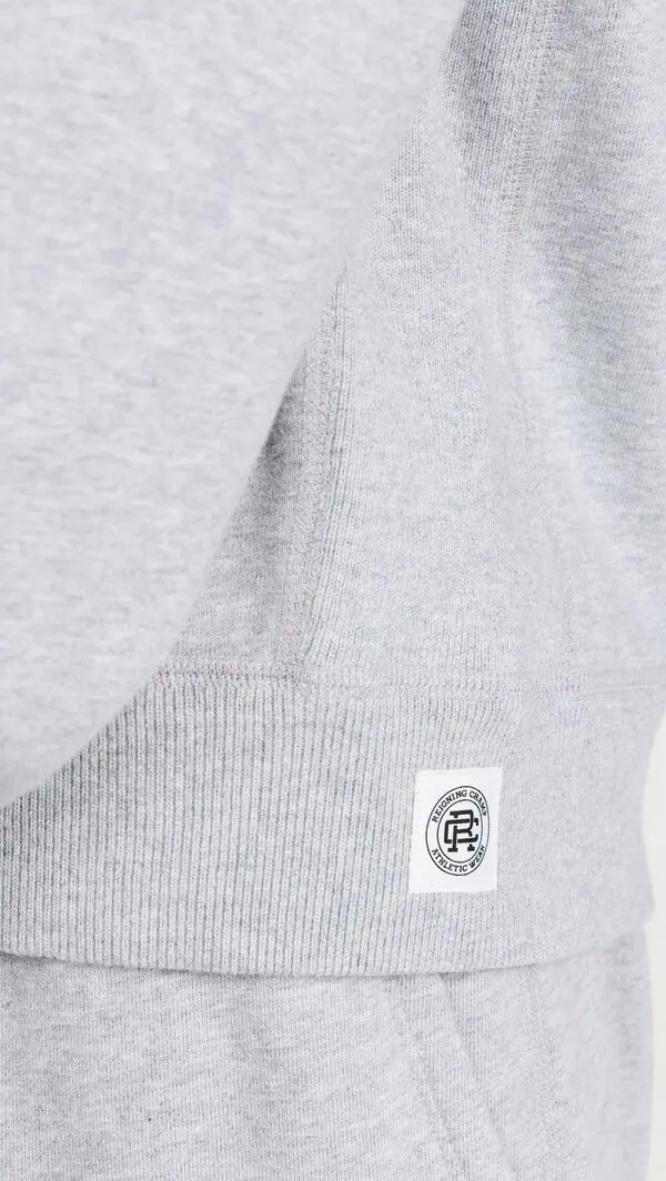 Reigning Champ Midweight Terry Crewneck - Heather Grey