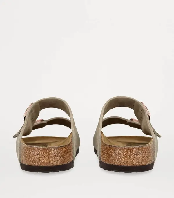 BIRKENSTOCK Arizona Suede Sandals - Brown