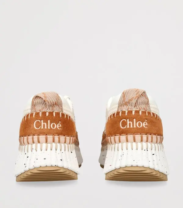 Chloé Nama Runner Sneakers - Brown