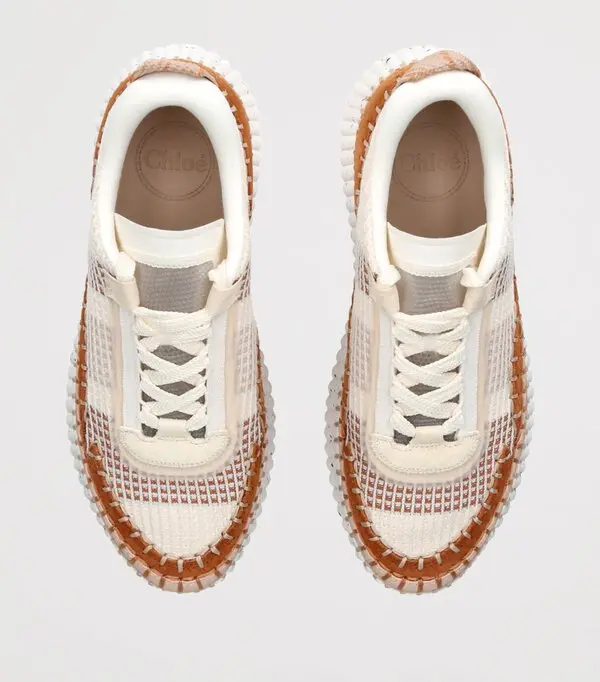 Chloé Nama Runner Sneakers - Brown