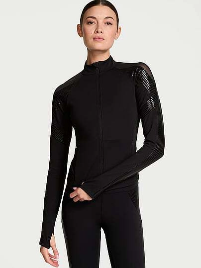 Victoria's Secret Vsx Elevate™ Refined Contours Jacket - Black