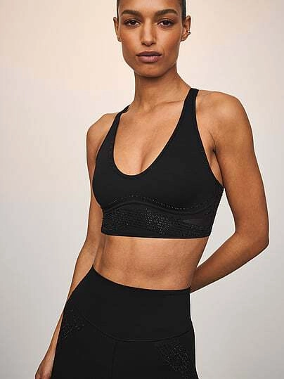 Victoria's Secret Vsx Elevate™ Refined Contours Plunge Bra - Black