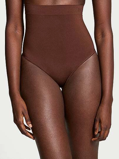 Victoria's Secret Shapewear Victoria Seamlessshaping™ High-waist Thong Panty - Brown