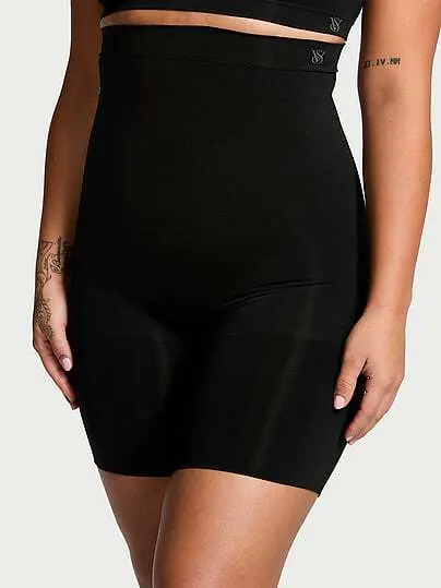 Victoria's Secret Shapewear Victoria Seamlessshaping™ Mid-thigh Shorts - Black