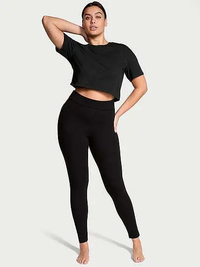 Victoria's Secret Angel Essentials Cotton Foldover Legging