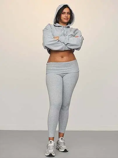 Victoria's Secret Angel Essentials Cotton Foldover Legging
