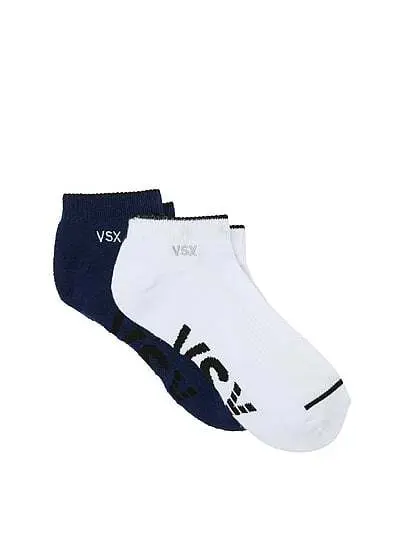Victoria's Secret Vsx Ankle Socks 2 Pack - Print