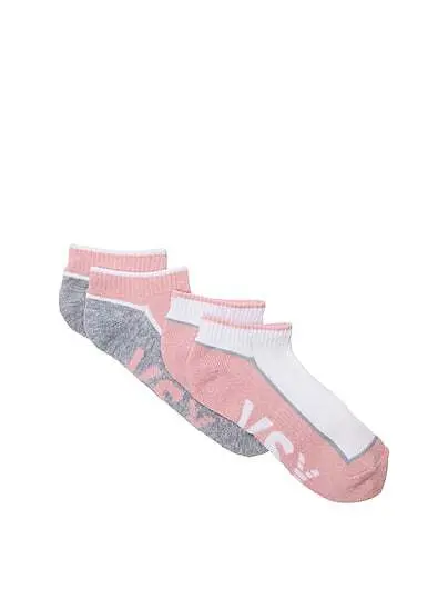 Victoria's Secret Vsx 2-pack Ankle Socks - Print