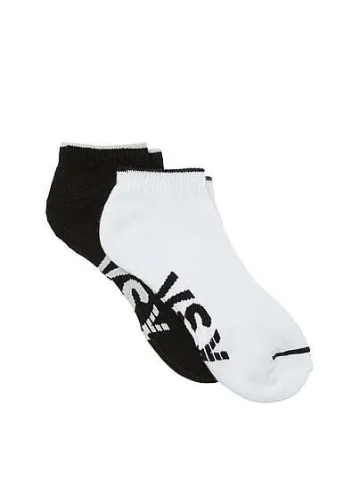 Victoria's Secret Vsx 2-pack Ankle Socks - Print