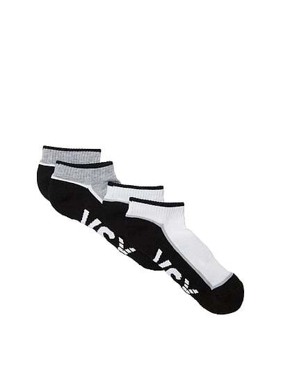 Victoria's Secret Vsx 2-pack Ankle Socks - Print