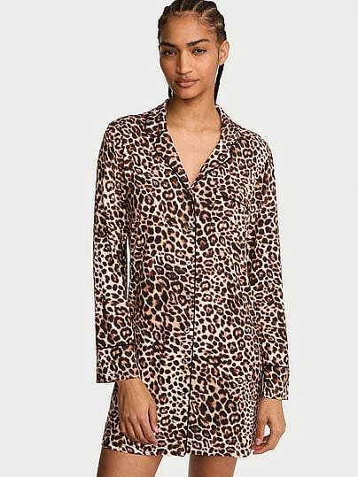 Victoria's Secret Sosoft™ Modal Button-front Sleepshirt - Print