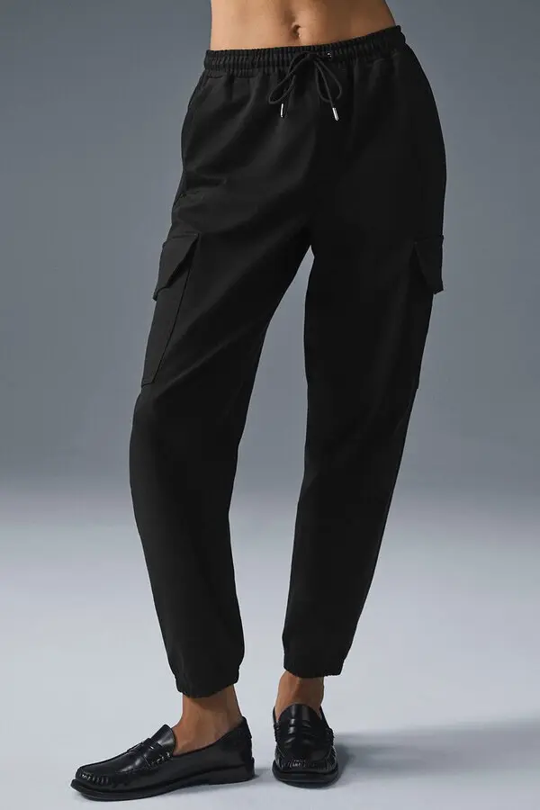 Alo Yoga Edition Sueded Jogger Pants - Black