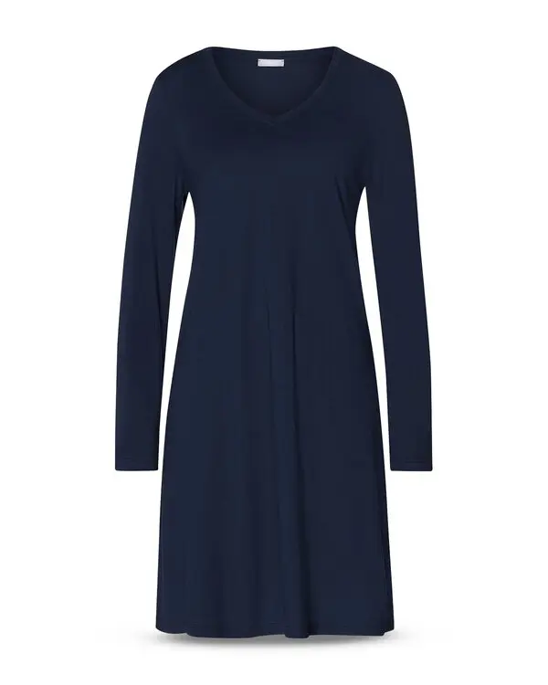 Hanro Sleep & Lounge Nightgown - Deep Navy