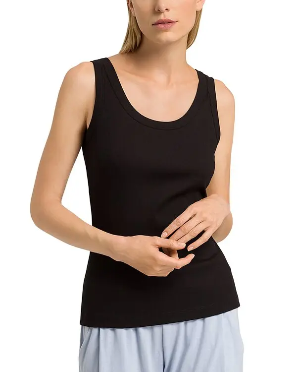 Hanro Sleep & Lounge Tank Top - Black