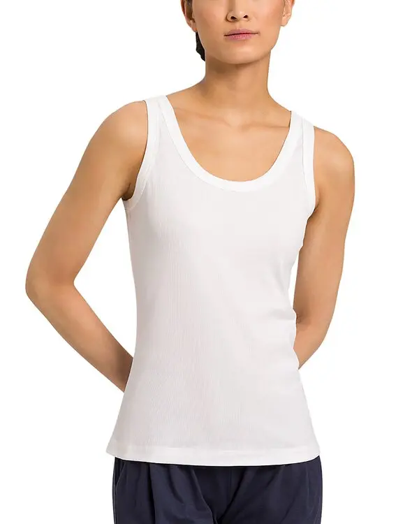 Hanro Sleep & Lounge Tank Top - White