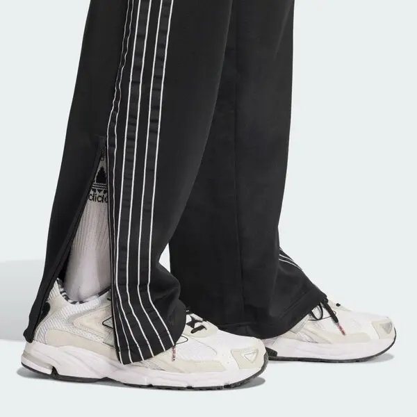 Adidas Outlined Trefoil Firebird Track Pants In Black - 40% Off 