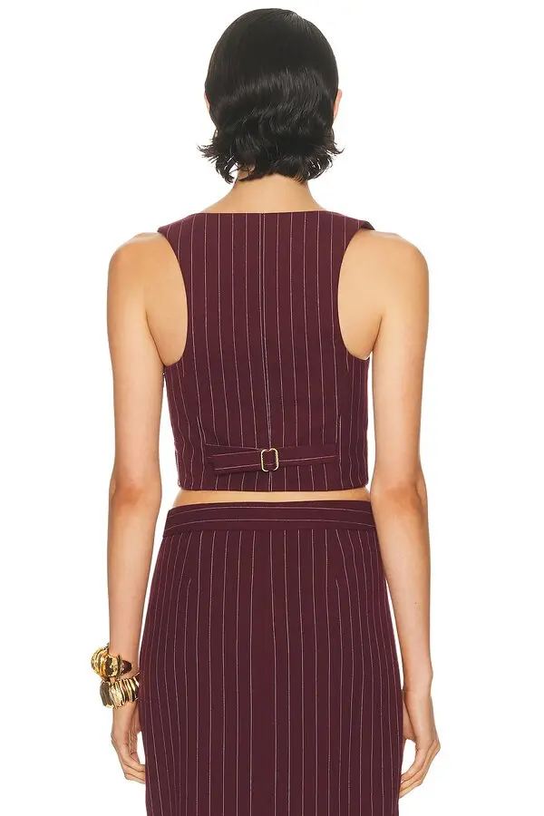 Retrofete Monet Waistcoat - Port