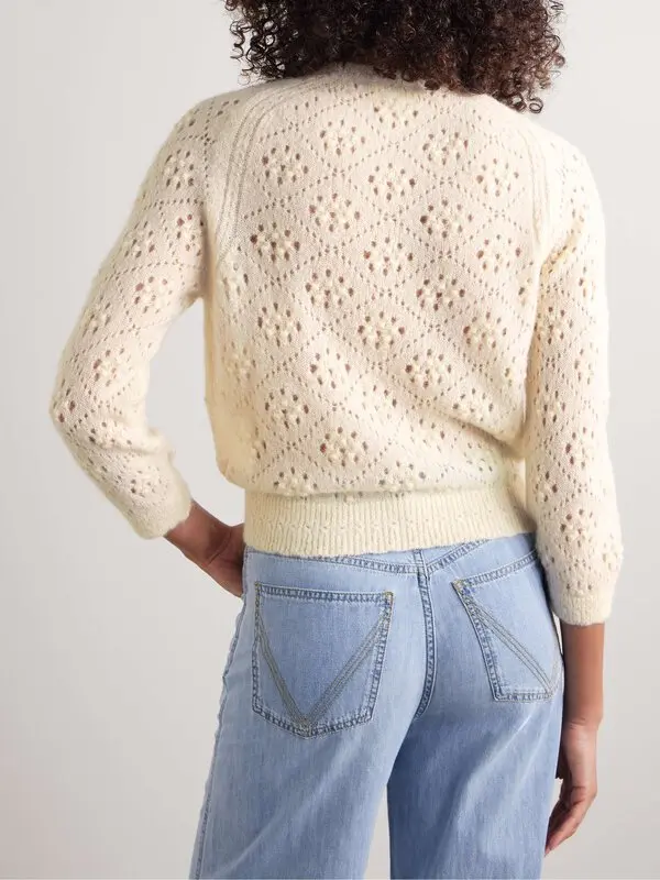 DÔEN - DÔEN Emiliana Pointelle-Knit Sweater