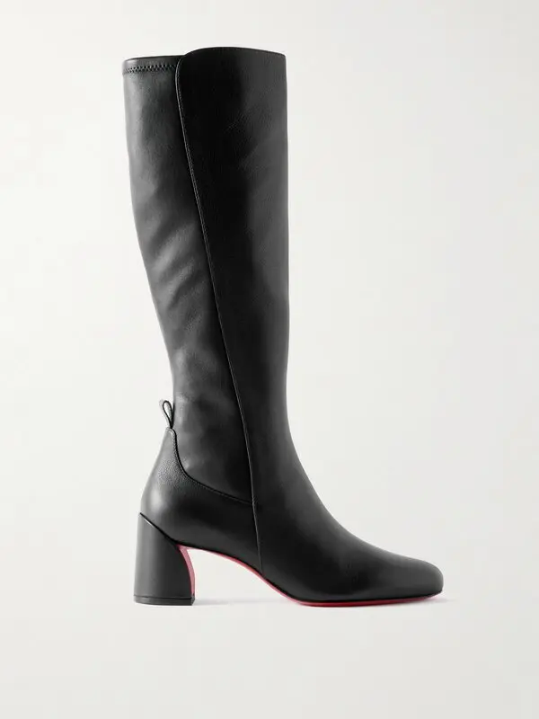 CHRISTIAN LOUBOUTIN Jane Botta 55 Leather Knee Boots