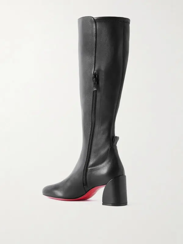 CHRISTIAN LOUBOUTIN Jane Botta 55 Leather Knee Boots