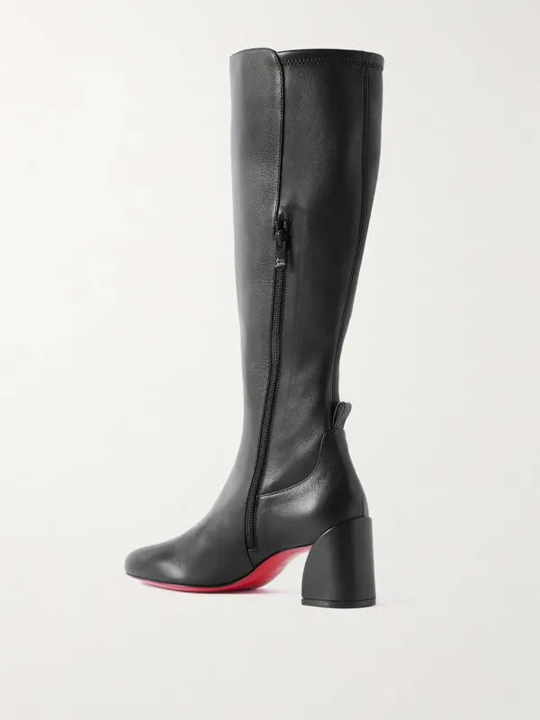 CHRISTIAN LOUBOUTIN Jane Botta 55 Leather Knee Boots
