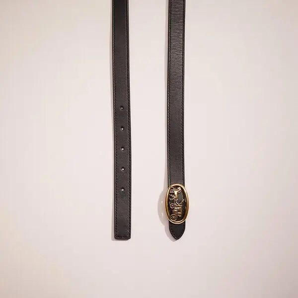COACH Restored Horse and Carriage Medallion Buckle Reversible Belt, 20 mm Coach Restored Horse And Carriage Medallion Buckle  main image 2