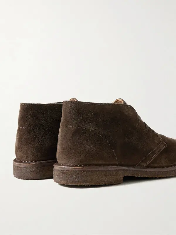 DRAKE'S Clifford Suede Desert Boots - Brown