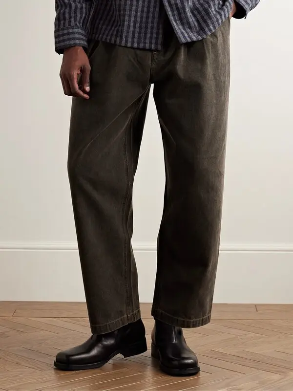 AGOLDE Slater Straight-leg Pleated Jeans