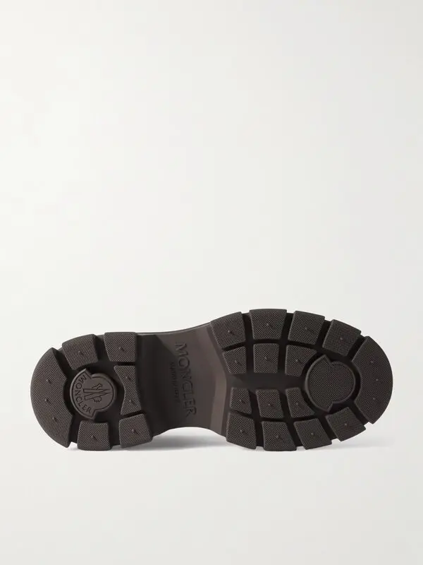 Moncler Hevea City Leather Boots - Brown