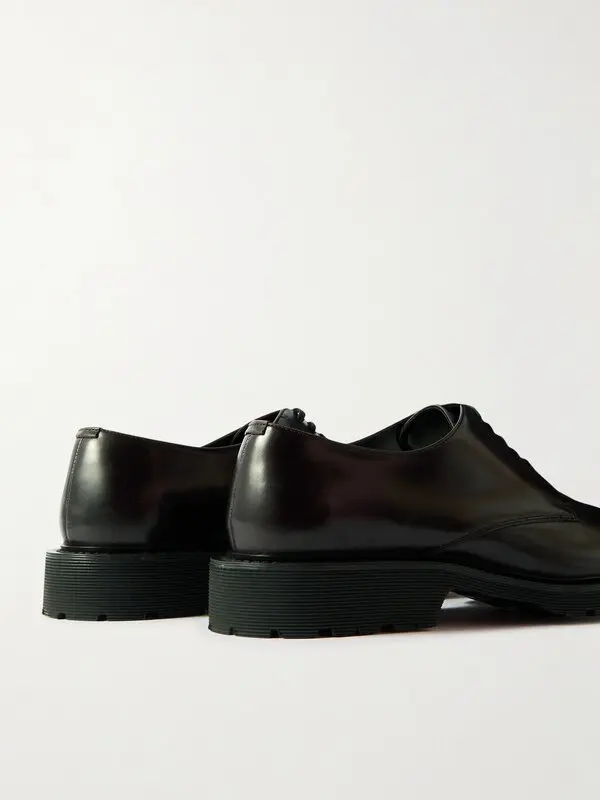 Saint Laurent Army Patent-leather Derby Shoes