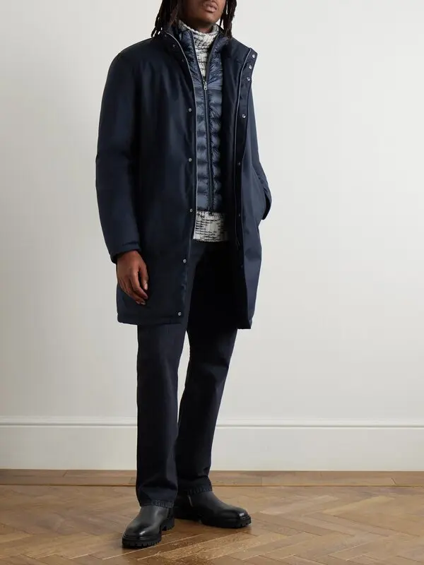 Herno Layered Padded Shell Down Coat