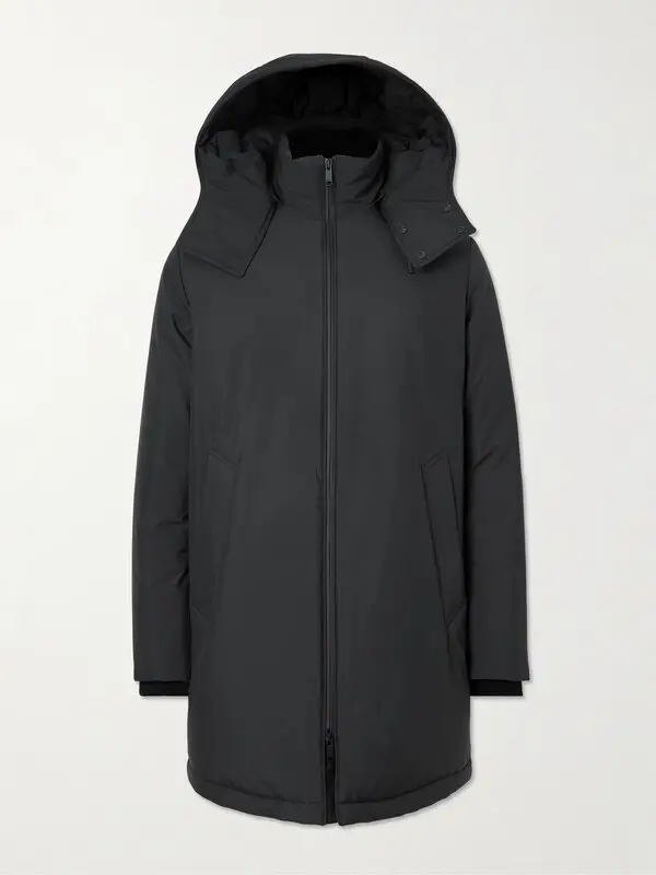 Zegna Quilted Padded Shell Hooded Down Jacket