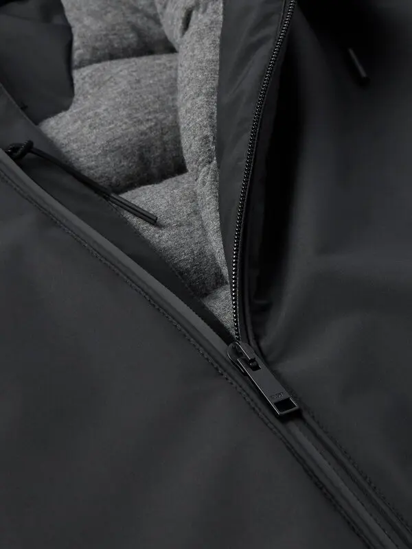 Zegna Quilted Padded Shell Hooded Down Jacket