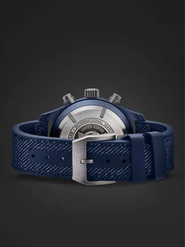 IWC SCHAFFHAUSEN Pilot’s Top Gun Oceana Automatic Chronograph 41.9mm Watch - Blue