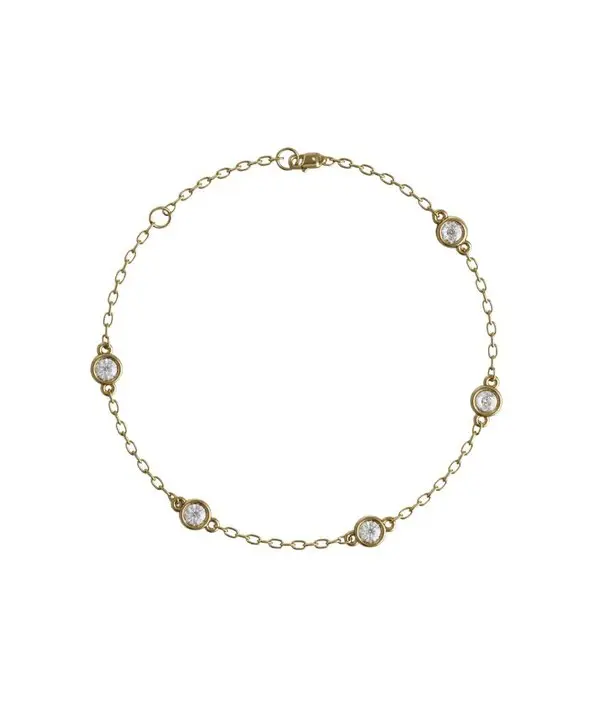 Olive Ave Jewelry Diamond Station Bracelet
