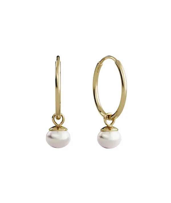 Olive Ave Jewelry Endless Pearl Hoops
