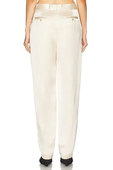 TOTEME Low Waist Satin Trouser